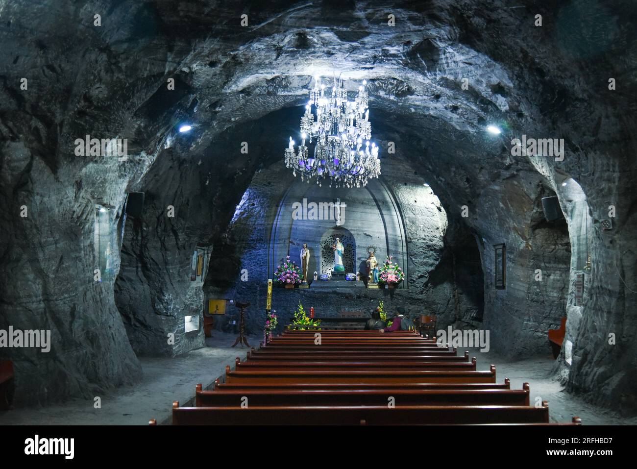 Colombia 03-08-2023-La Catedral de la Sal es un recinto construido en ...