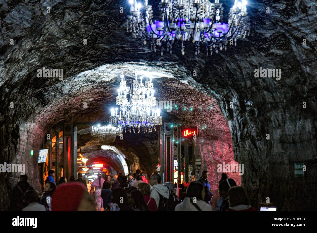 Colombia 03-08-2023-La Catedral de la Sal es un recinto construido en ...