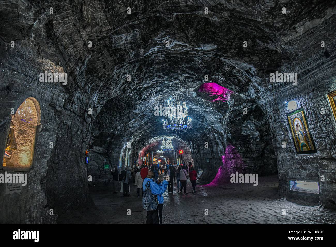 Colombia 03-08-2023-La Catedral de la Sal es un recinto construido en ...
