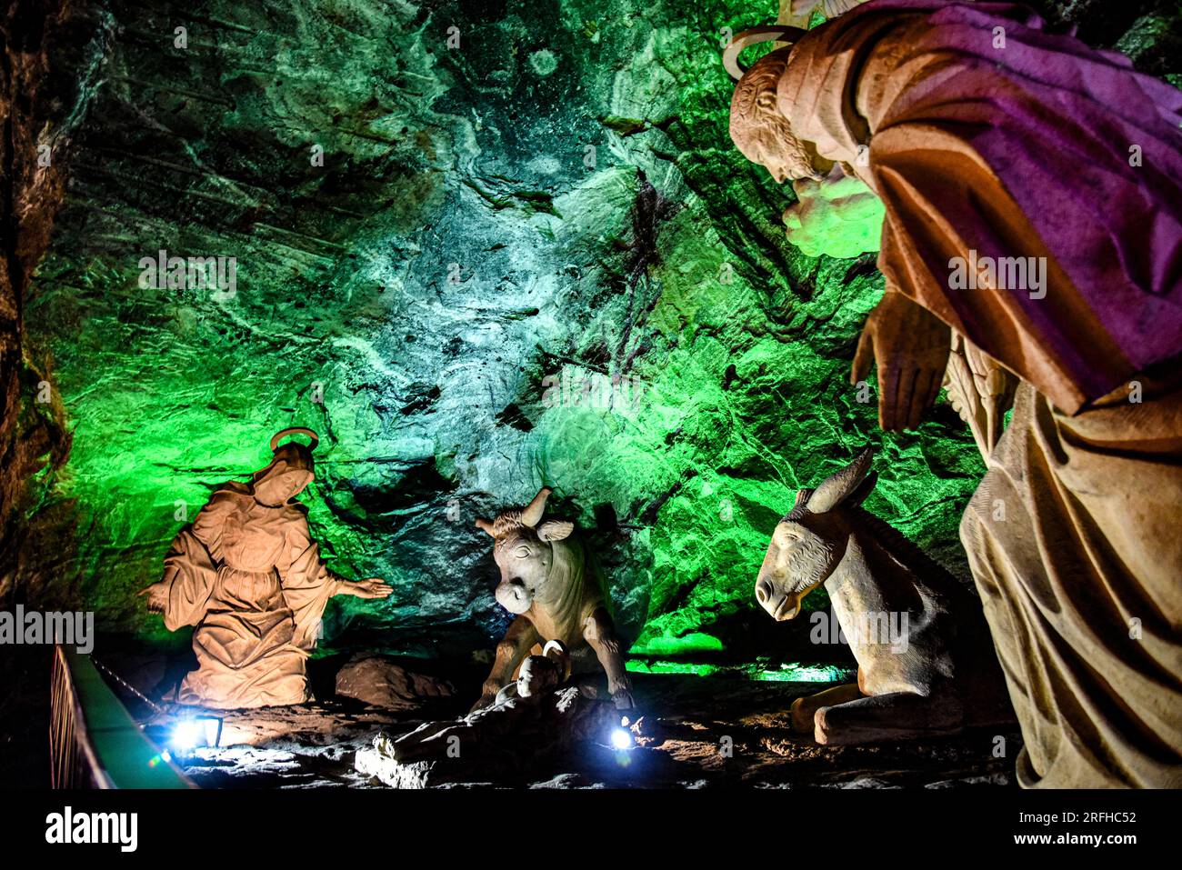 Colombia 03-08-2023-La Catedral de la Sal es un recinto construido en ...