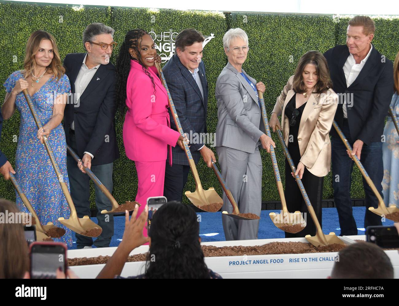 Los Angeles, USA. 03rd Aug, 2023. (L-R) Trisha Cardoso, Chuck Lorre ...