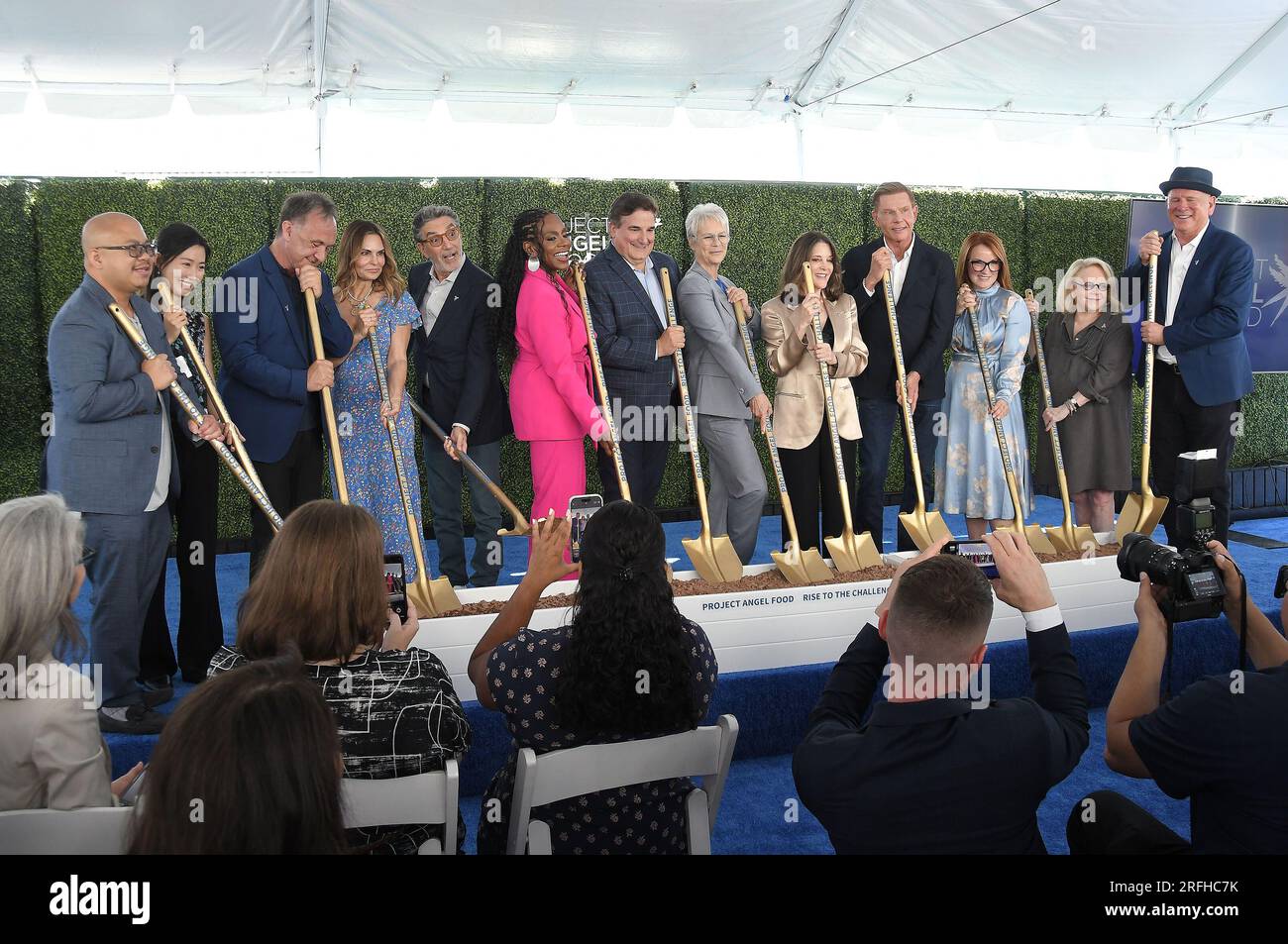 Los Angeles, USA. 03rd Aug, 2023. (L-R) Takashi Cheng, Raven Yin, Rick ...