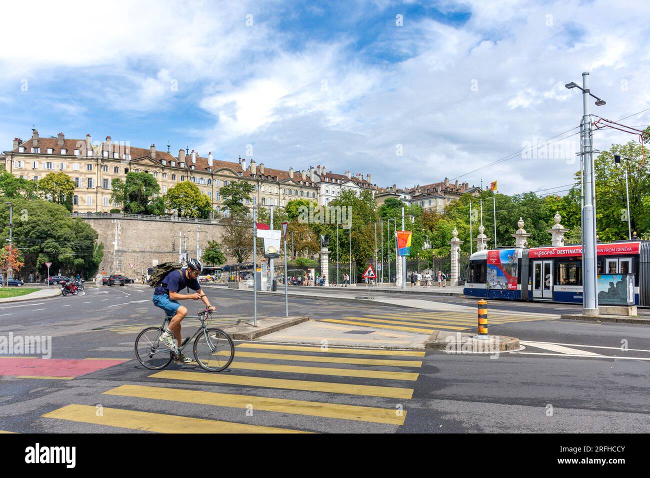 Place de Neuve, Vieille-Ville, Geneva (Genève) Canton of Geneva ...