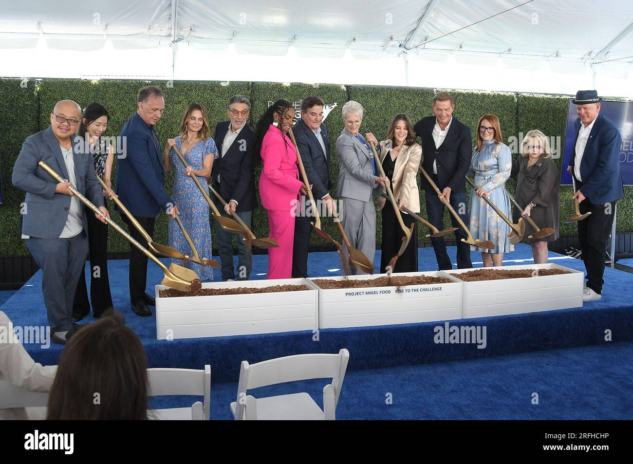 Los Angeles, USA. 03rd Aug, 2023. (L-R) Takashi Cheng, Raven Yin, Rick ...