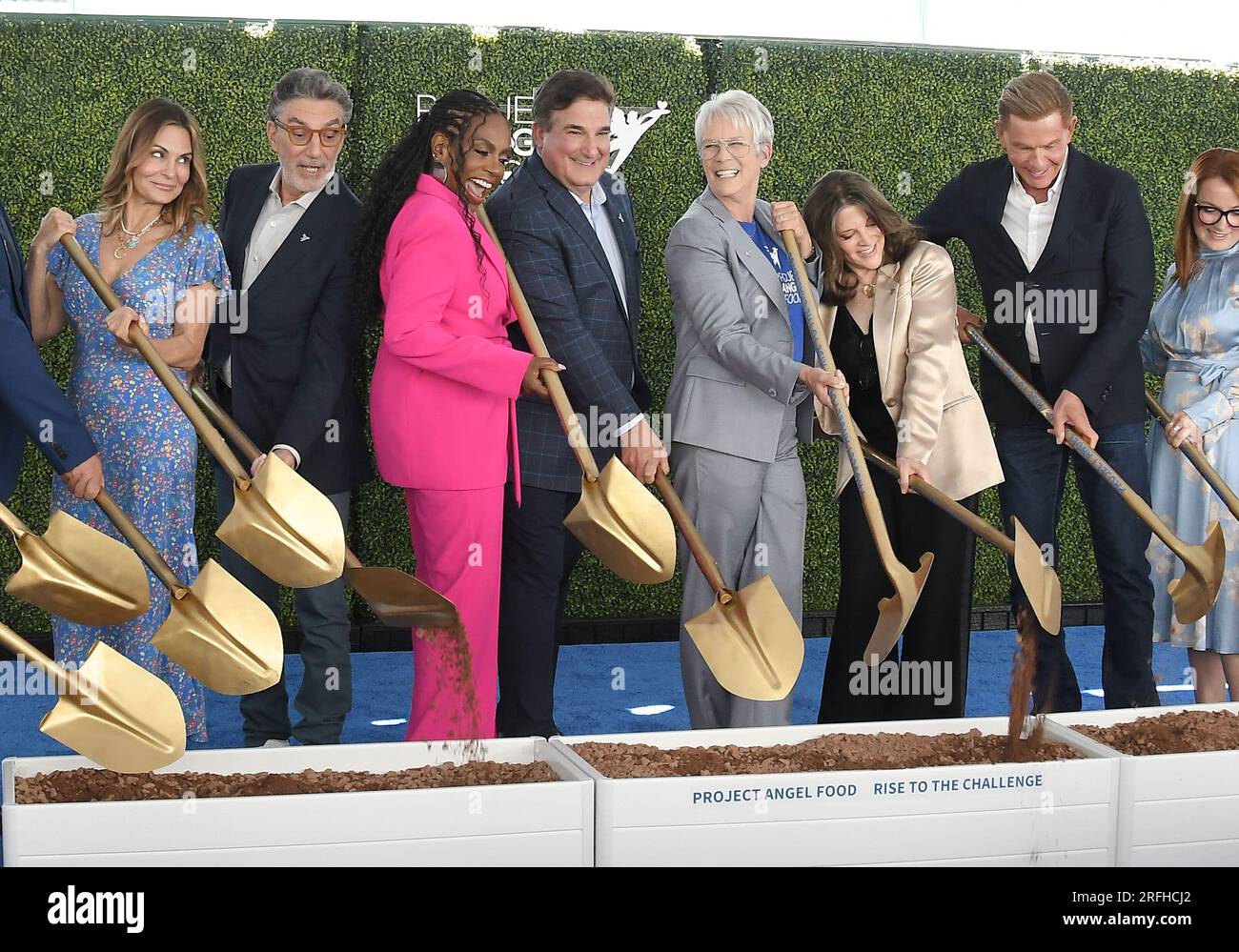 Los Angeles, USA. 03rd Aug, 2023. (L-R) Trisha Cardoso, Chuck Lorre ...