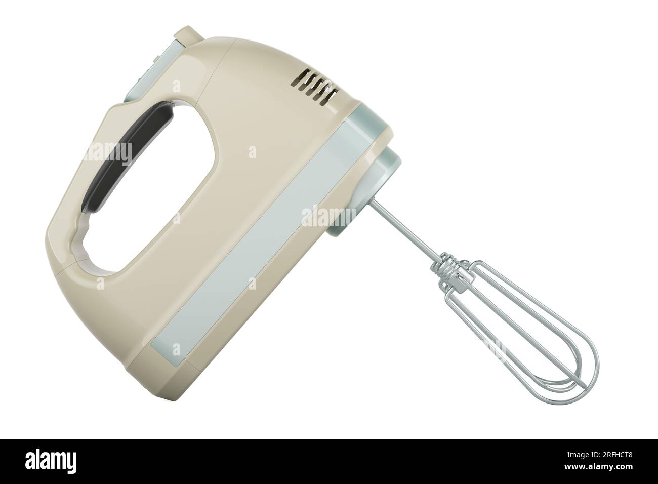 Kitchen mixer, 3D rendering isolated on white background Stock Photo ...