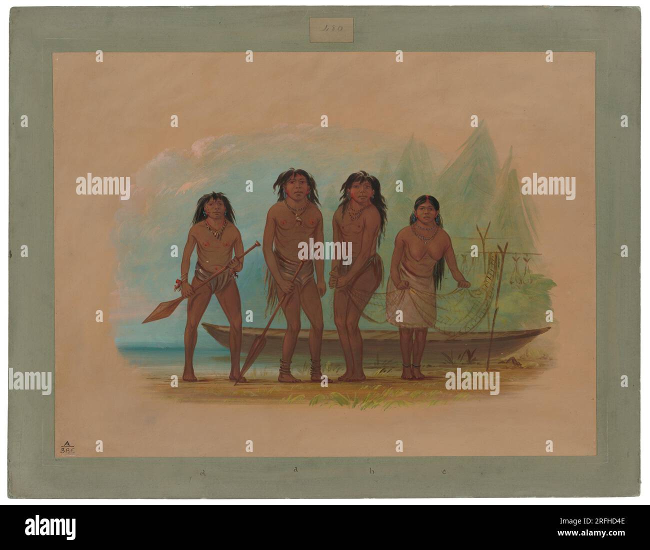 Four mounted indians hi-res stock photography and images - Alamy