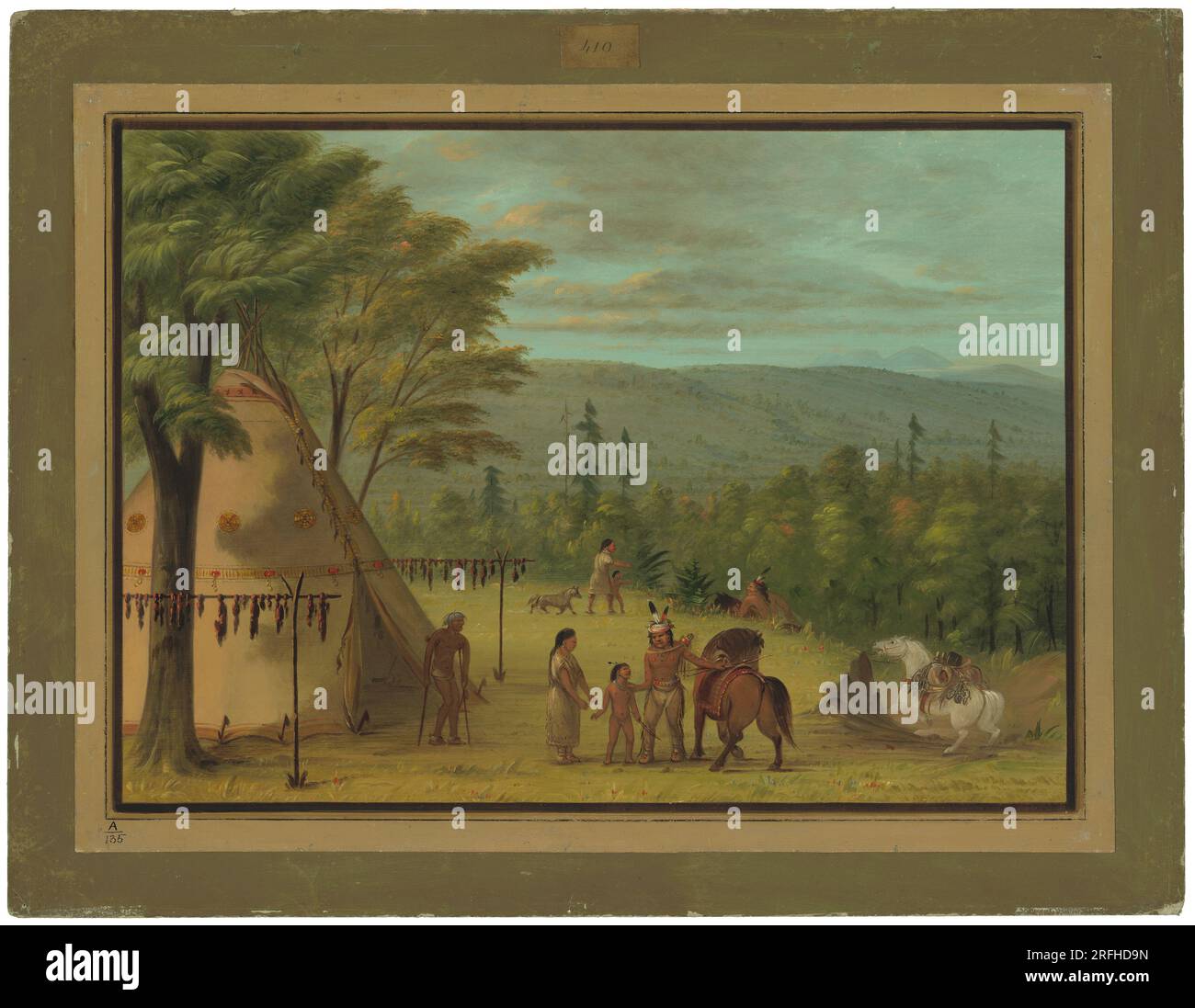 The Cheyenne Brothers Starting on Their Fall Hunt between 1861 and 1869 ...