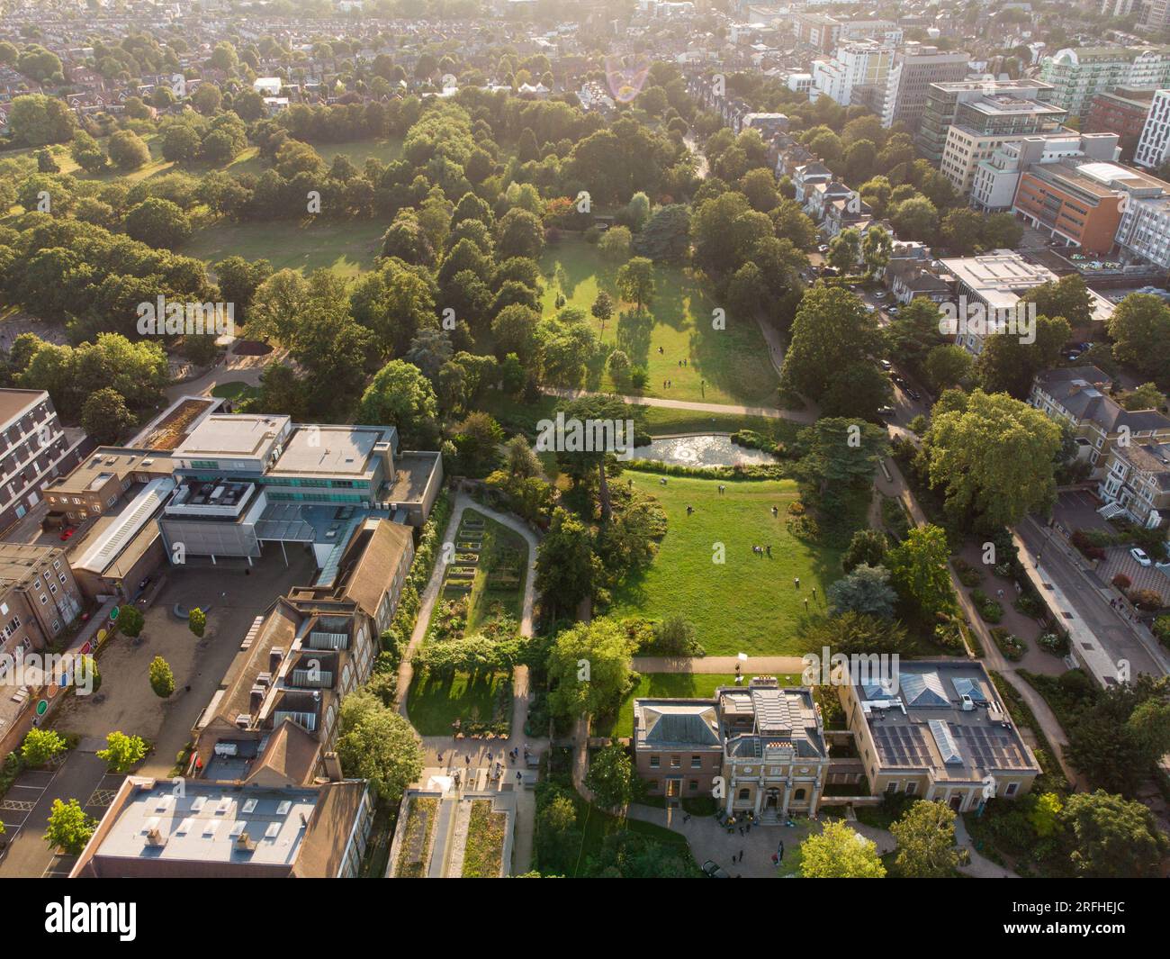 Warpole Park, Pitzhanger Manor & Gallery, Ealing Broadway Stock Photo ...
