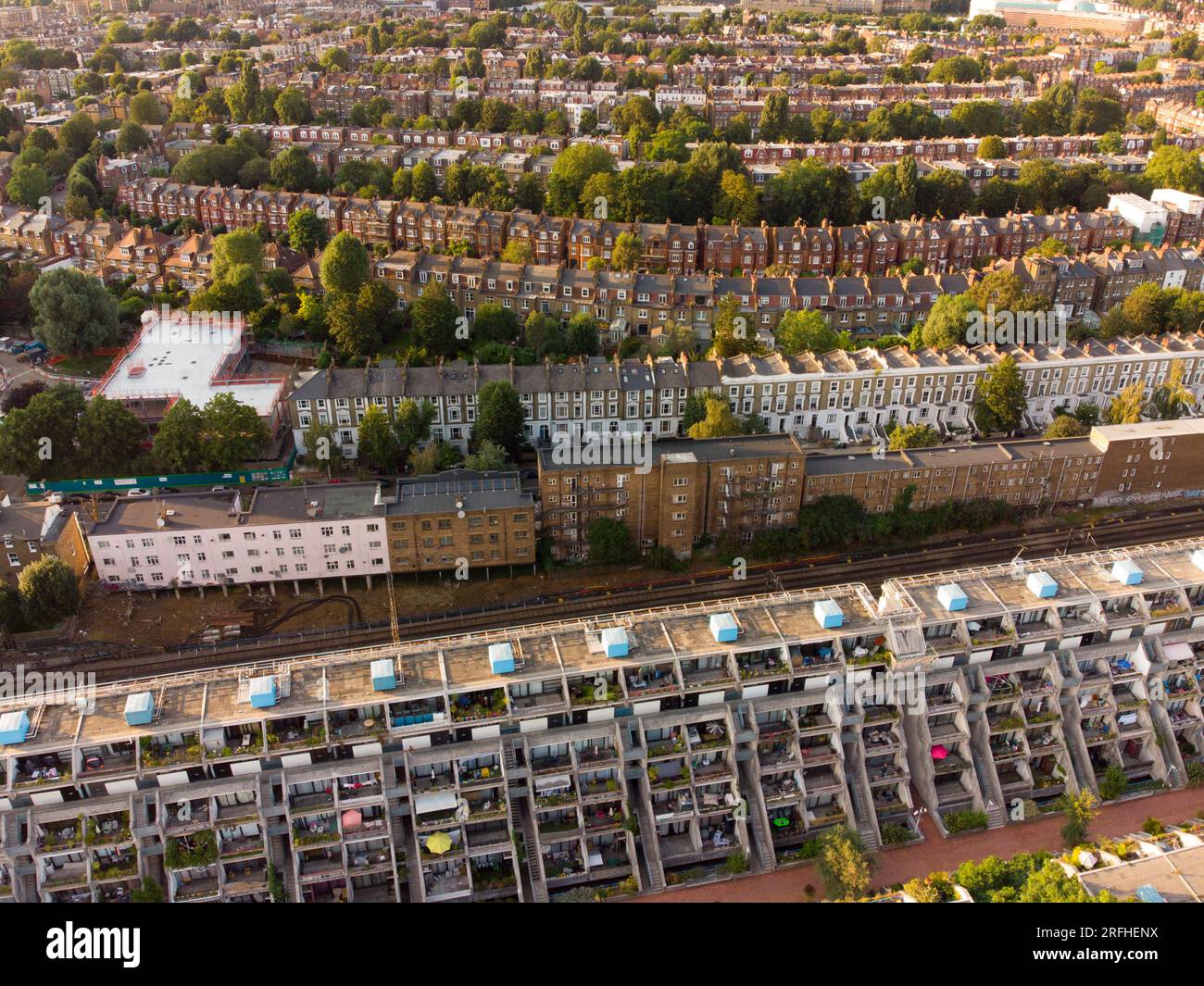 Rowley Way, Alexandra and Ainsworth estate, North West London, Camden ...