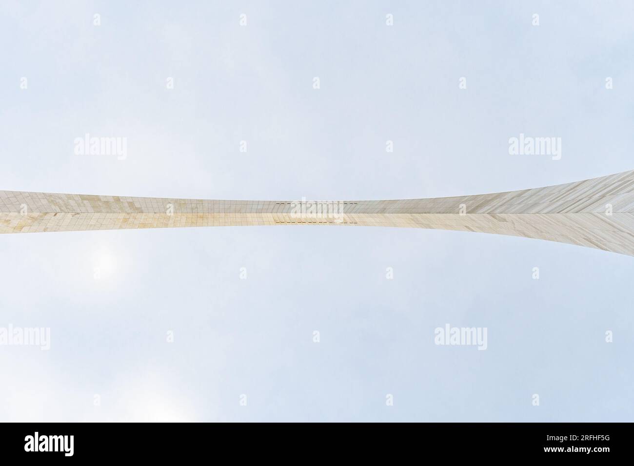 Gateway Arch Clear sky clean background, minimalist, Horizontal ...