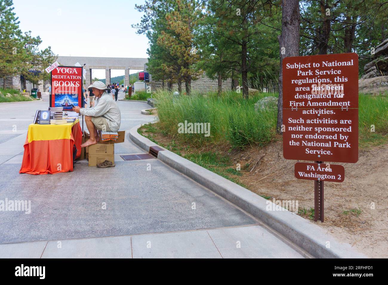 Mount Rushmore National Park Service First Amendment Activities Sign ...