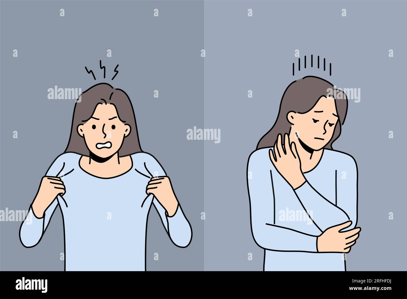 Pain demonstrate Stock Vector Images - Alamy