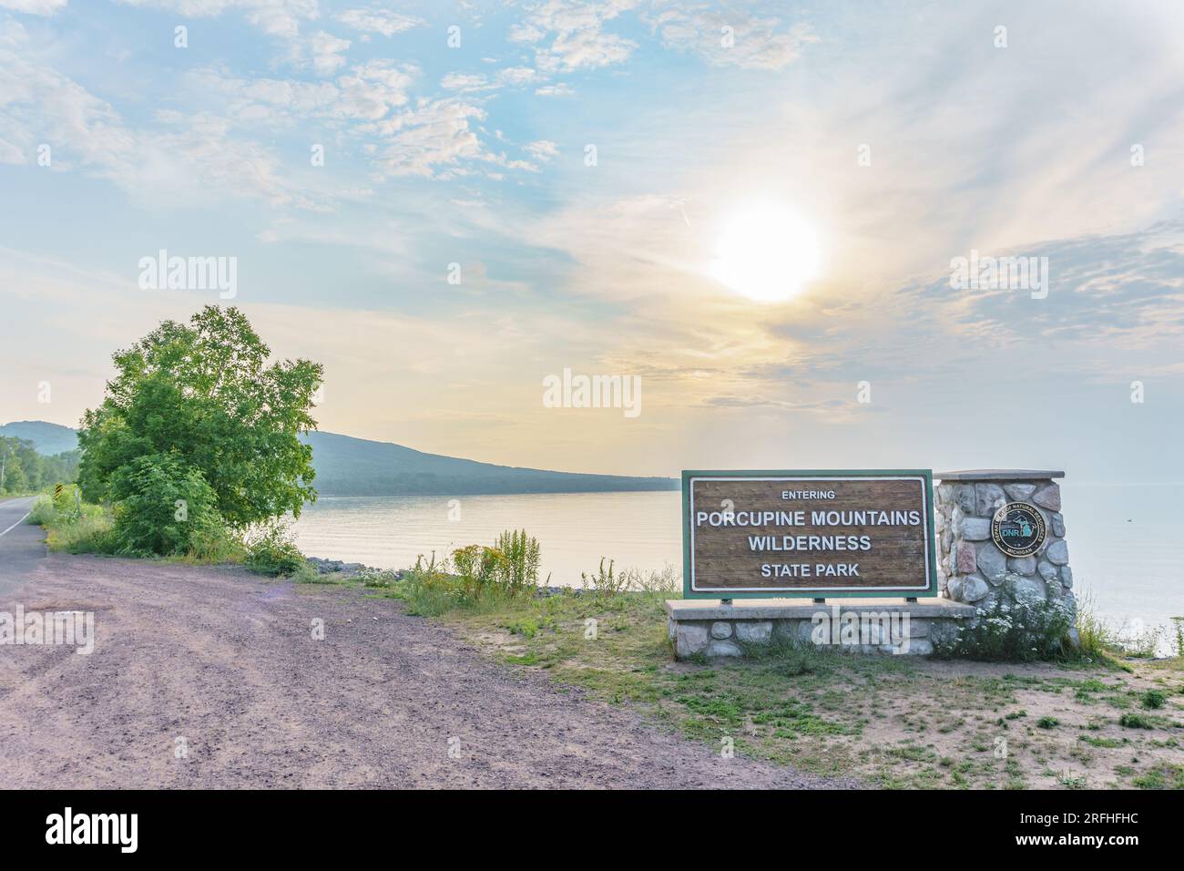 Porcupine Mountains Michigan Entrance Sign, Porcupine Mountains ...