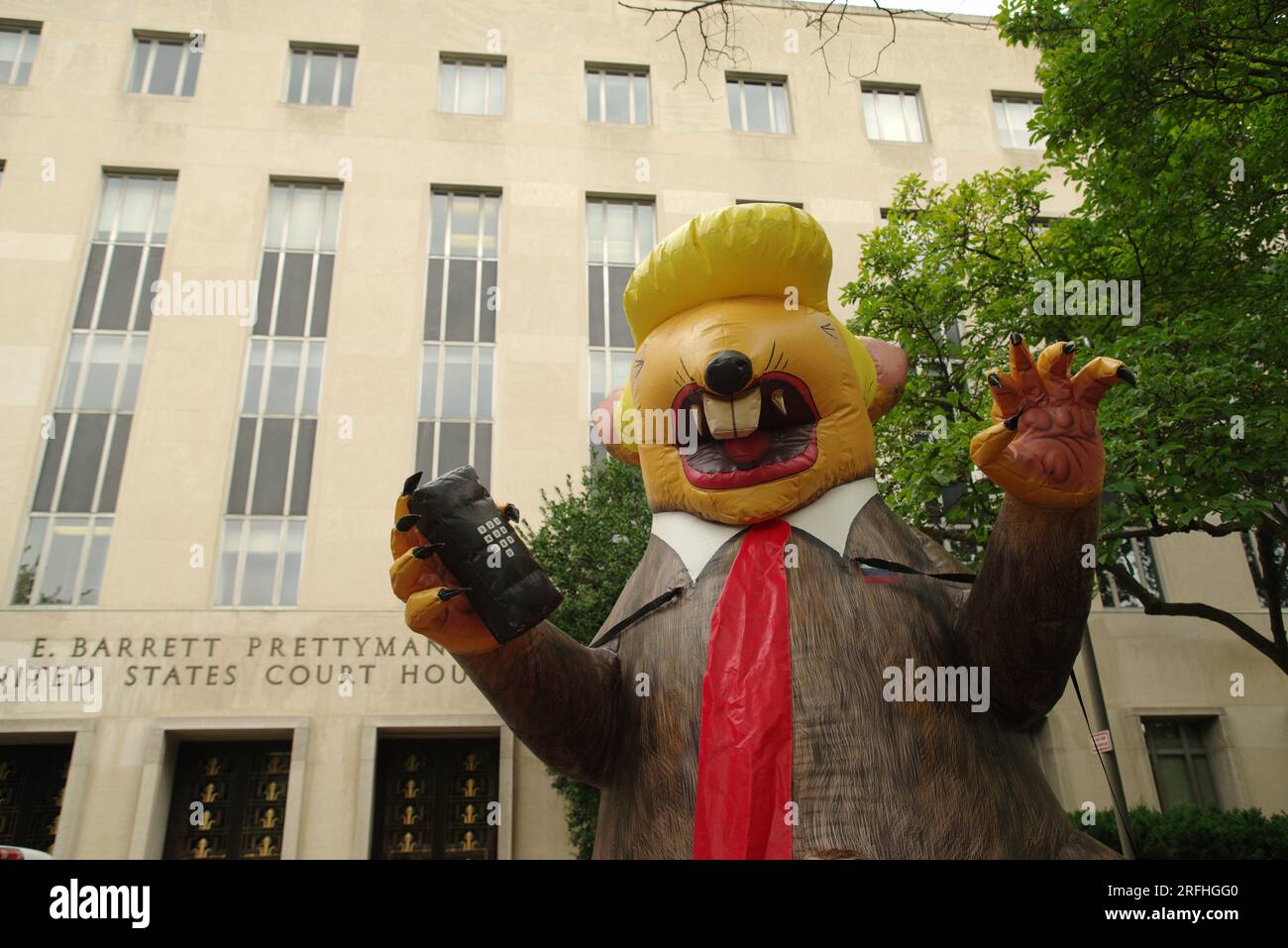 Washington, DC, USA. 3 Aug 2023. A giant balloon effigy of former U.S ...