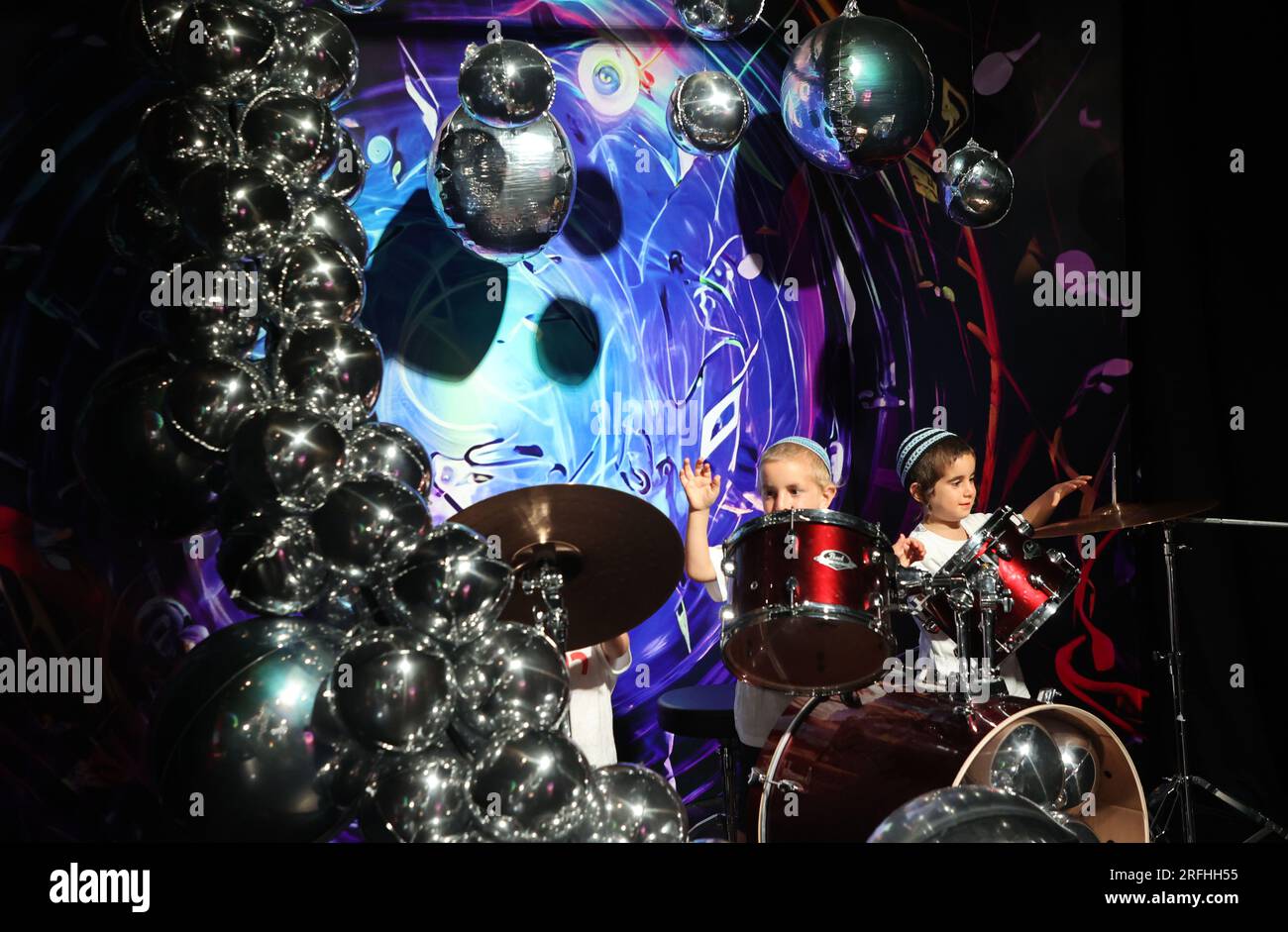 Tel Aviv, Israel. 3rd Aug, 2023. People visit the "Balloon Story ...