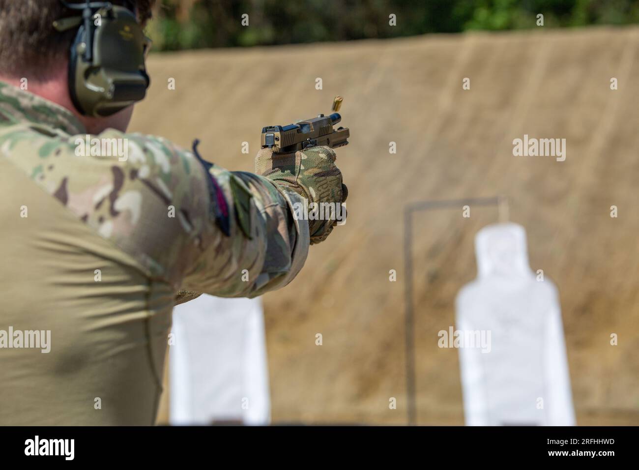 British Royal Marines Commandos Mne Joe Robinson, a rifleman with O ...