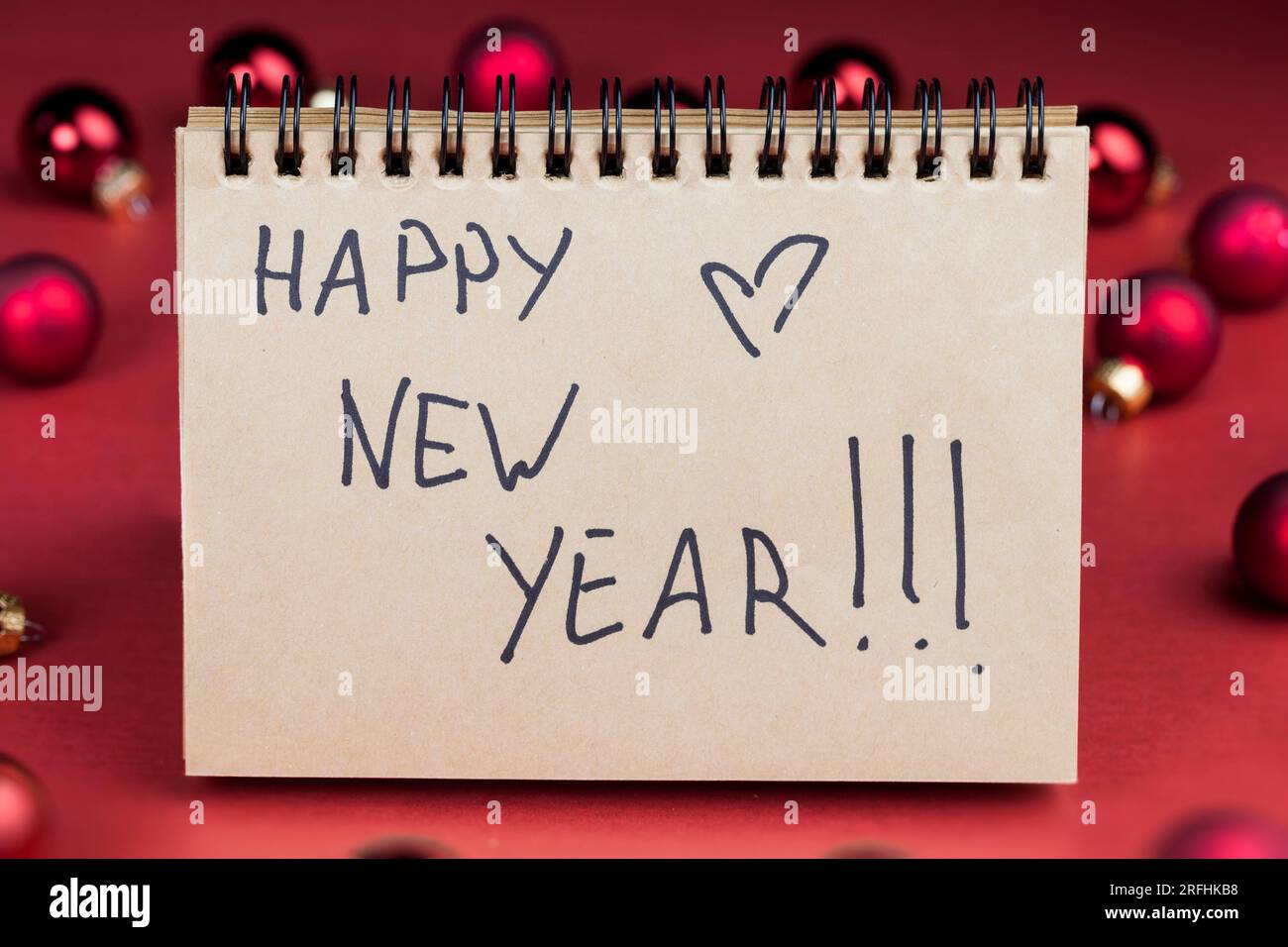 decorations and other attributes for celebrating New Year's holidays ...