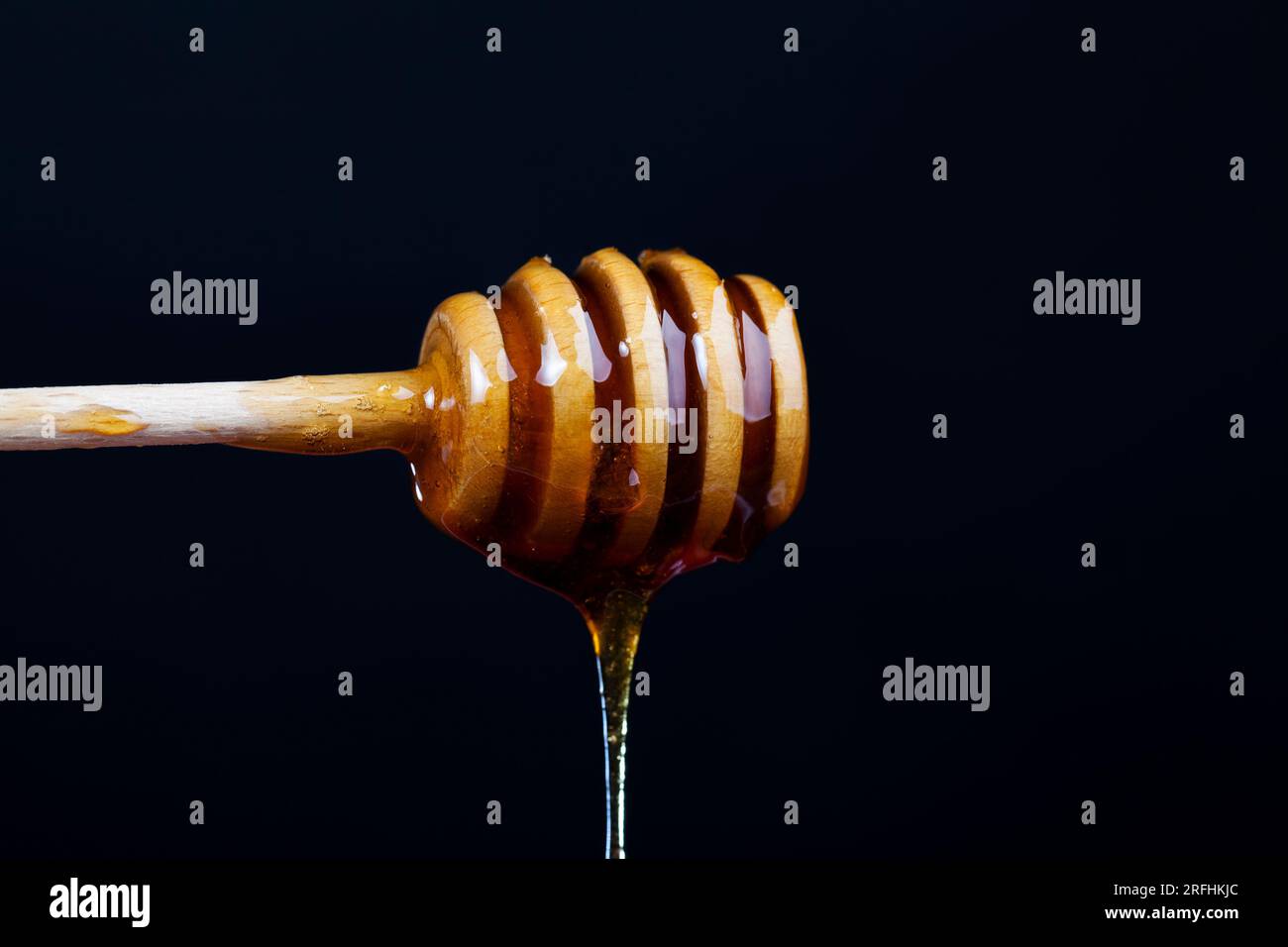 current thick and delicious sweet honey, a natural and healthy food ...