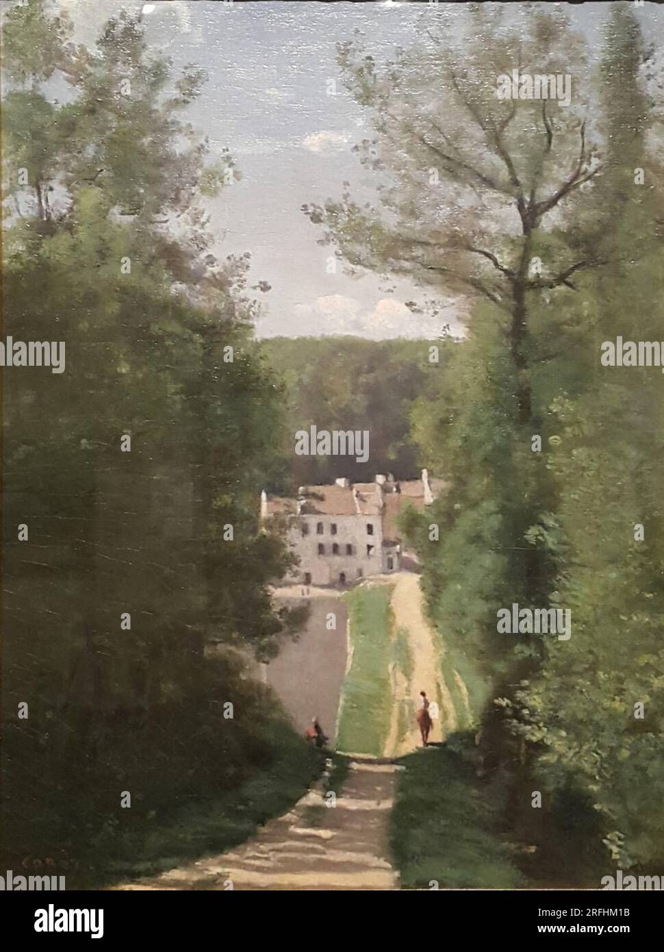 Ville d'Avray, Cabassud House 1830s by Jean-Baptiste Camille Corot ...