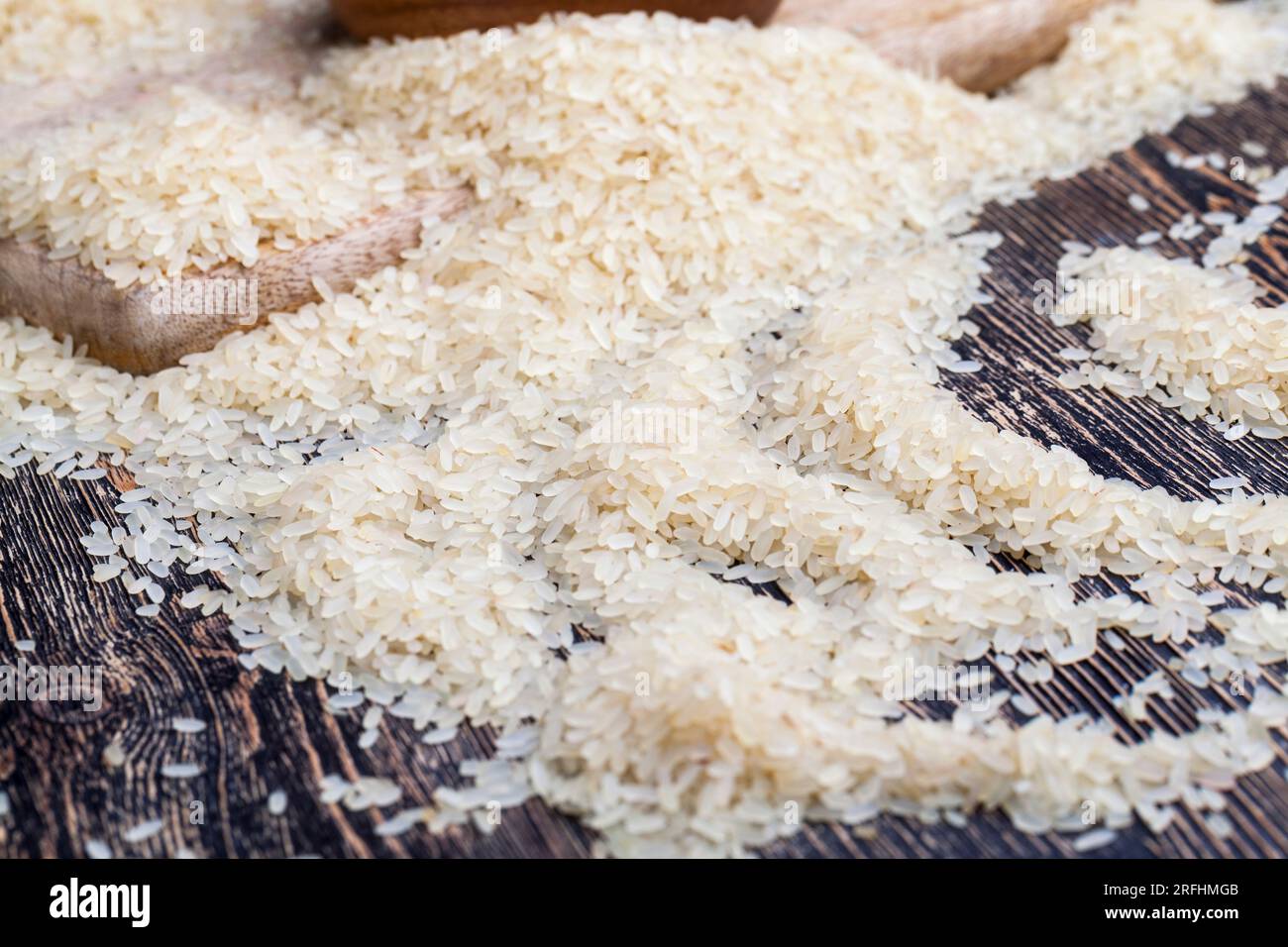 white ripe steamed rice, raw uncooked steamed rice for better taste and ...