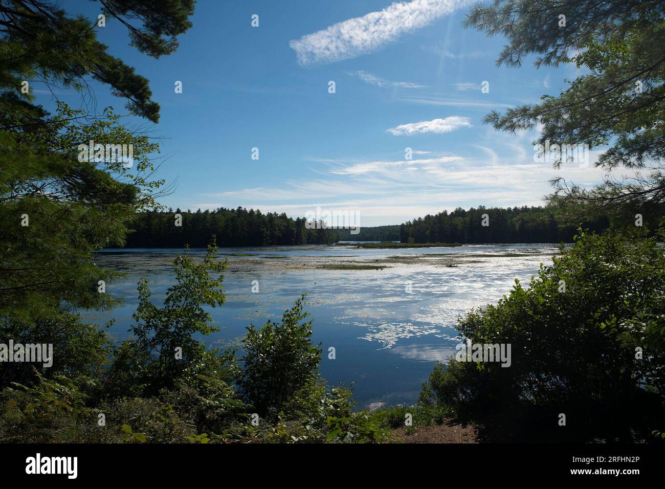 New Hampshire lake Stock Photo - Alamy