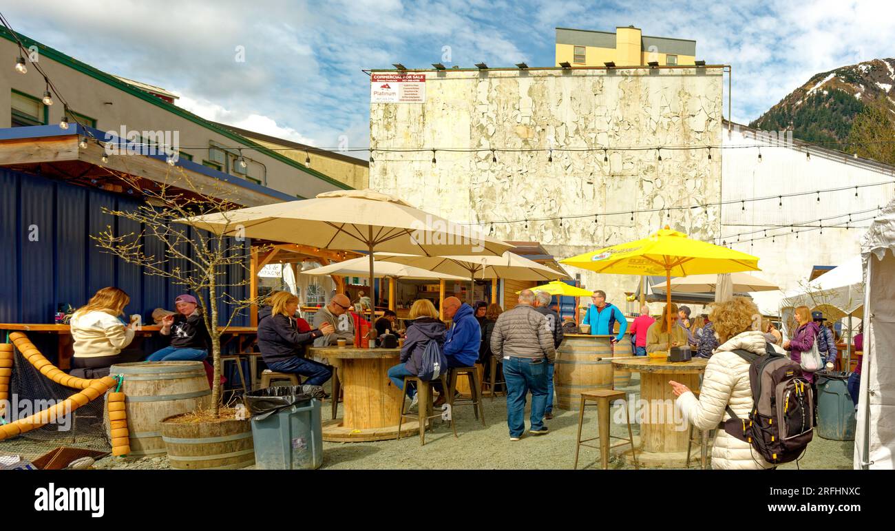 JUNEAU, ALASKA- May 6, 2023: The City of Juneau is the capital city of ...