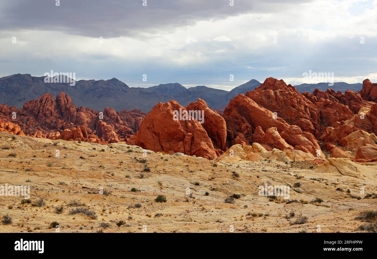 Fire Canyon - Valley of Fire State Park, Nevada Stock Photo - Alamy