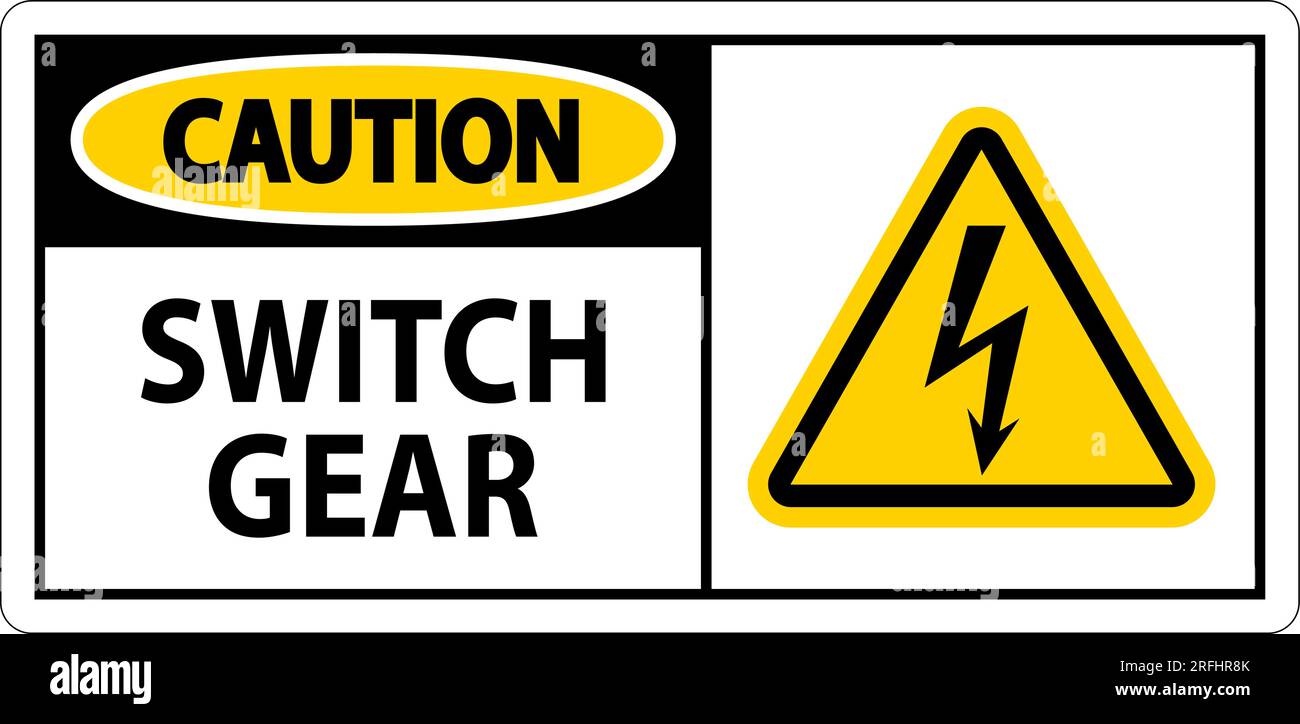 Danger automatic machinery warning sign hi-res stock photography and ...