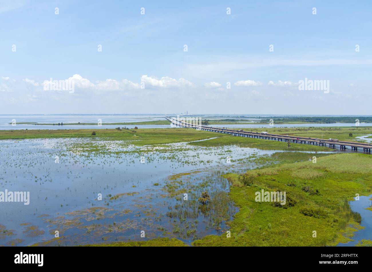 Aerial traffic on interstate 10 hi-res stock photography and images - Alamy