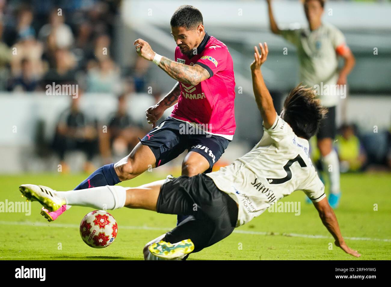 Osaka, Japan. 2nd Aug, 2023. Leo Ceara (Cerezo) Football/Soccer : Round ...