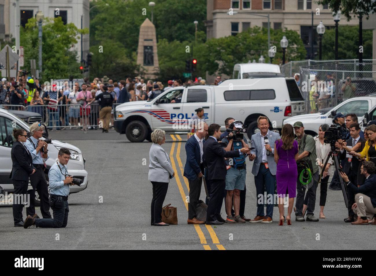 Washington, United States. 03rd Aug, 2023. Alina Habba, aide to former ...