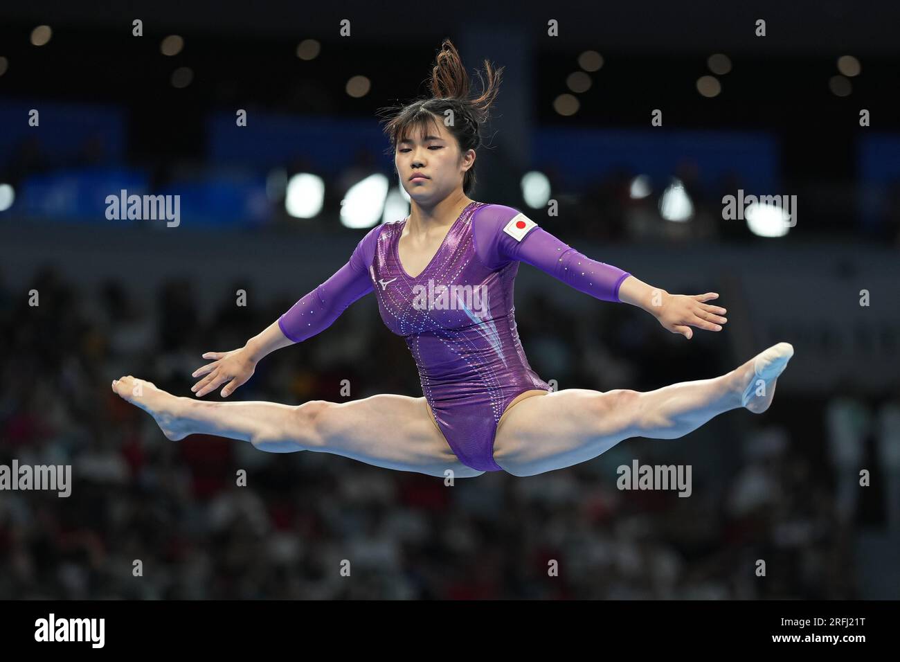 Dong'an Lake Sports Park Multi-Purpose Gymnasium, Chengdu, China. 3rd Aug, 2023. Ayaka Sakaguchi ...