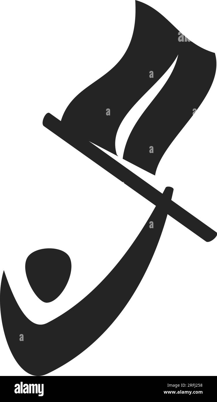 freedom people flag logo template. Icon Illustration Brand Identity ...