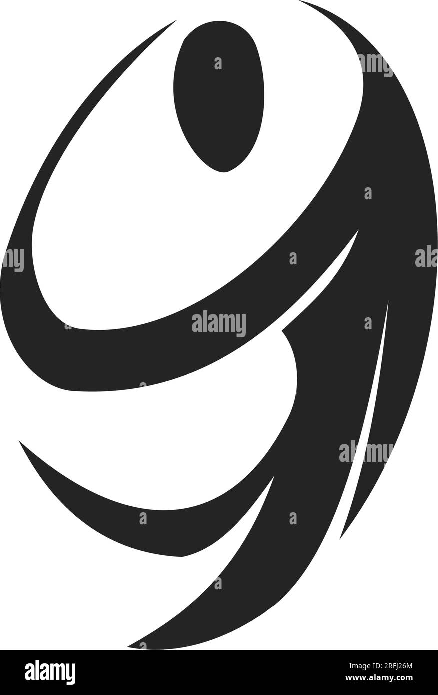 freedom people logo template. Icon Illustration Brand Identity ...