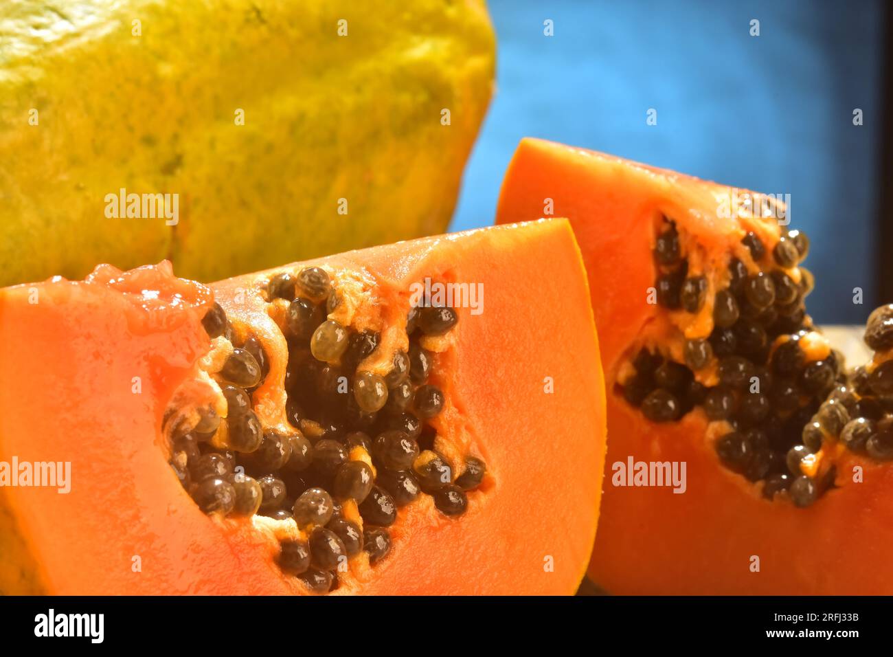 Papaya tropical fruit Stock Photo - Alamy