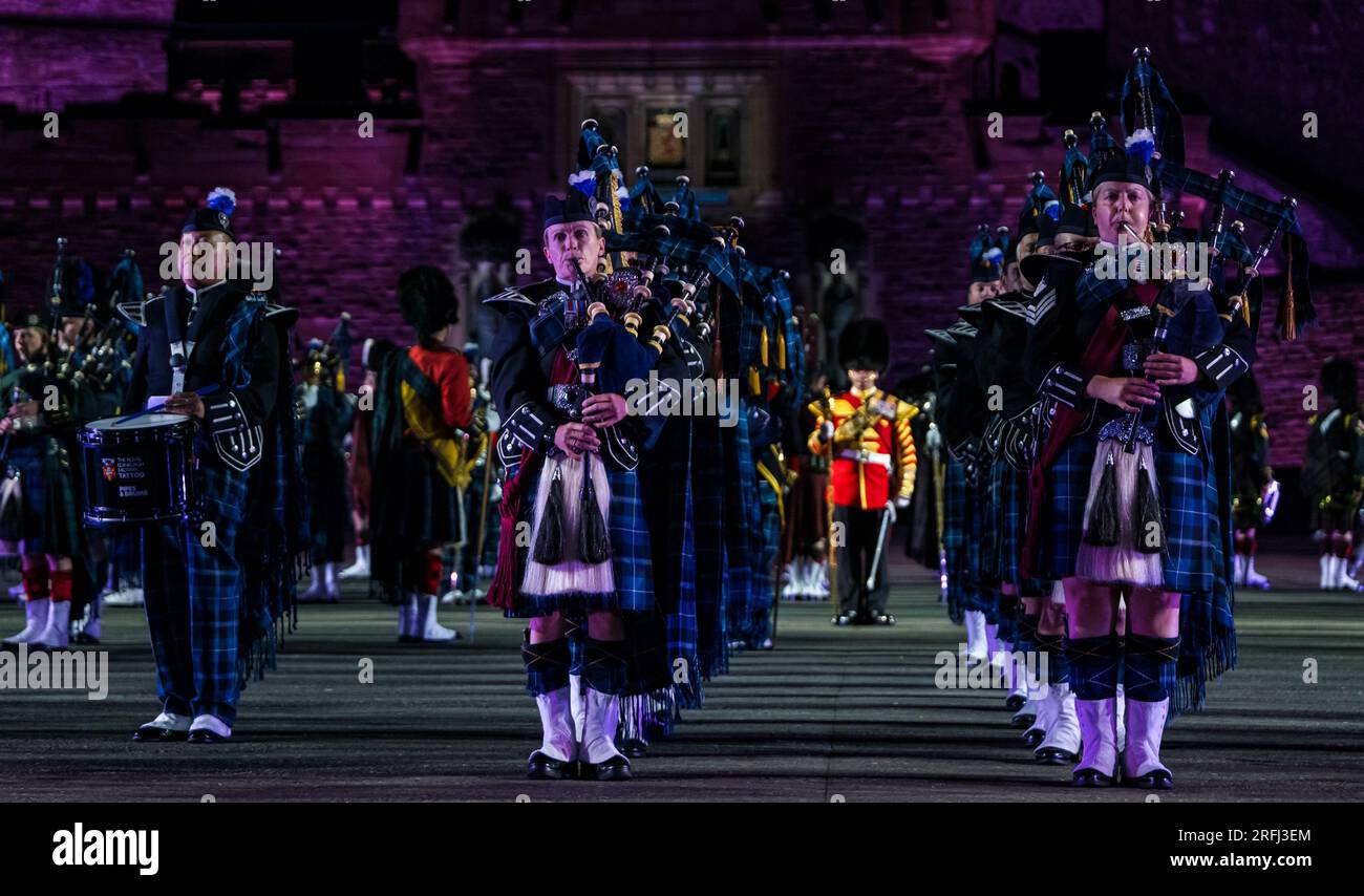 Edinburgh Castle, Edinburgh, Scotland, UK, 03 August 2023, Edinburgh ...