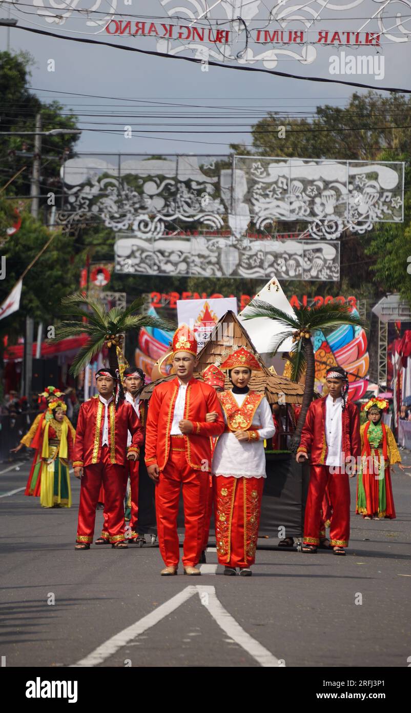 Salai jin dance from North Maluku at BEN Carnival. This dance describes ...