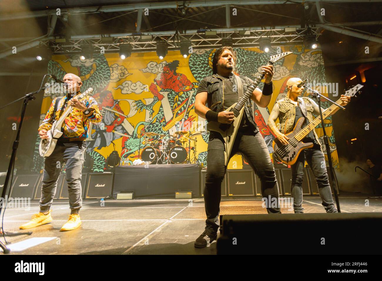 Trivium, Heavy Metal Band, Performed in Singapore, 17 March 2023 Stock ...