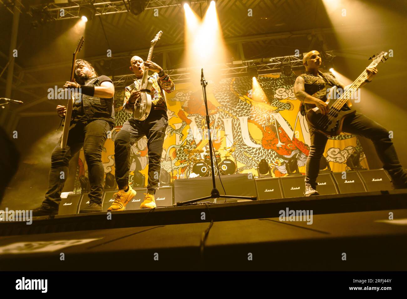 Trivium, Heavy Metal Band, Performed in Singapore, 17 March 2023 Stock ...
