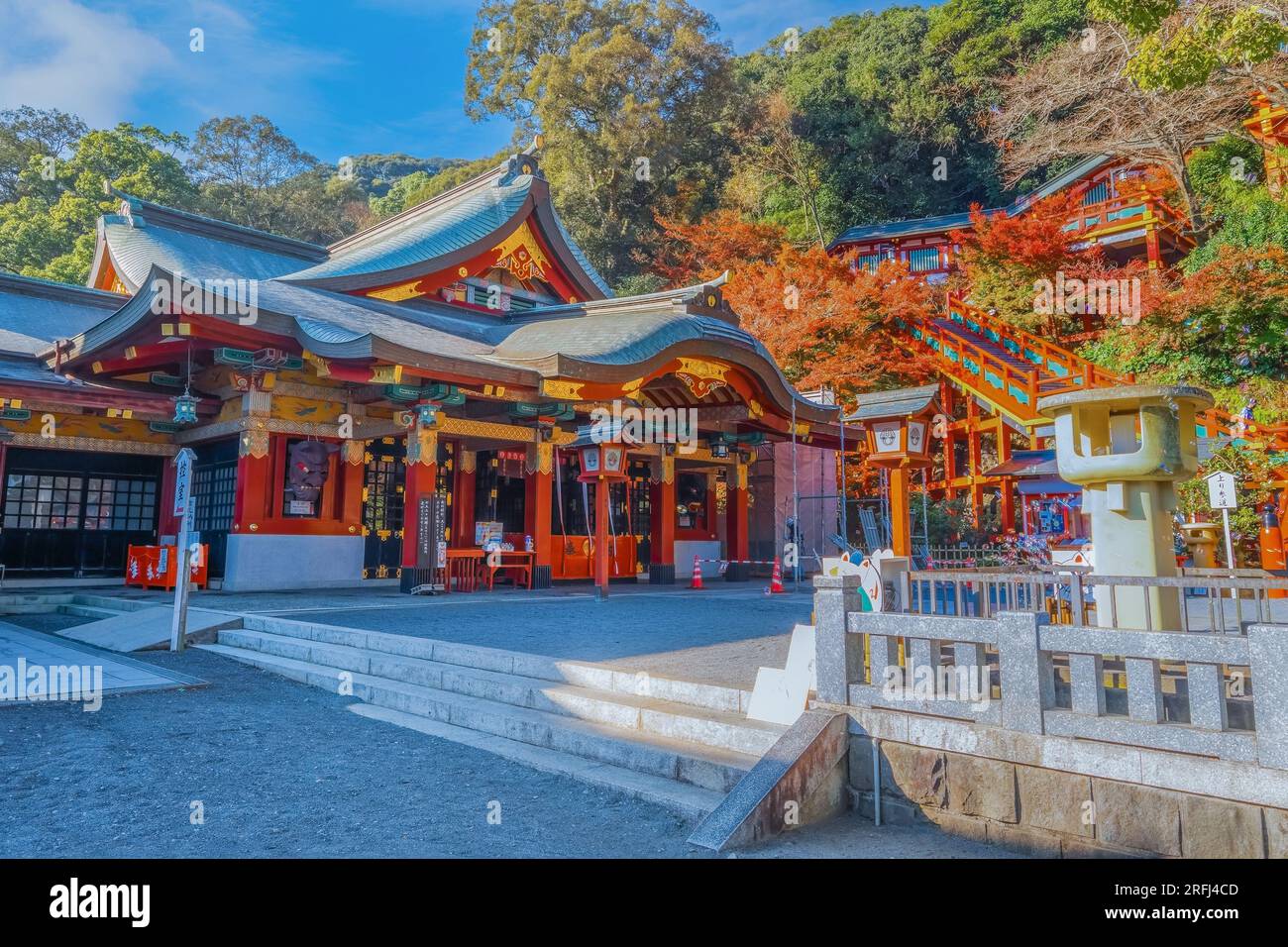 Saga, Japan - Nov 28 2022: Yutoku Inari shrine in Kashima City, Saga ...