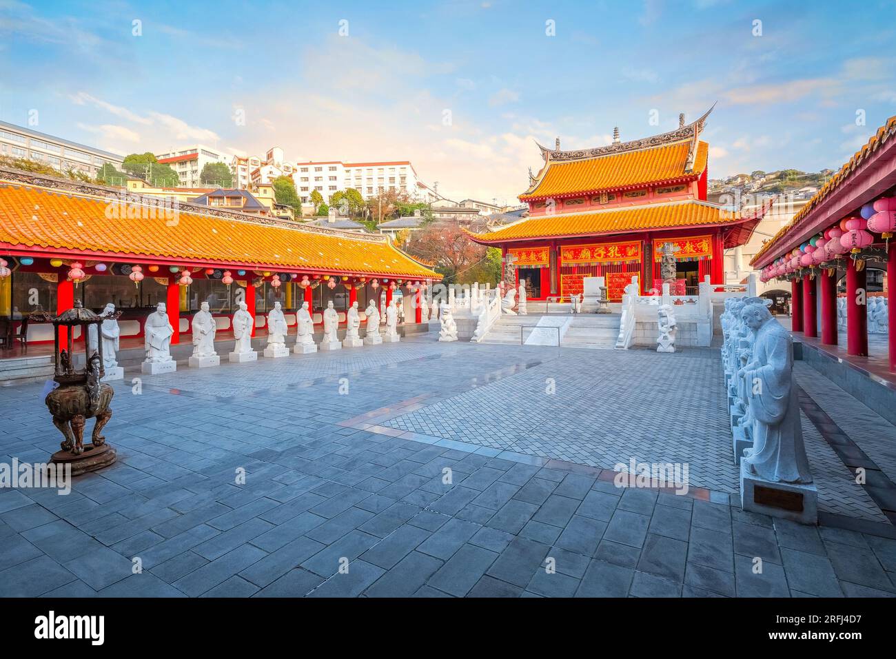 Nagasaki, Japan - Nov 28 2022: Confucius Shrine (Koshi-byo) built in ...