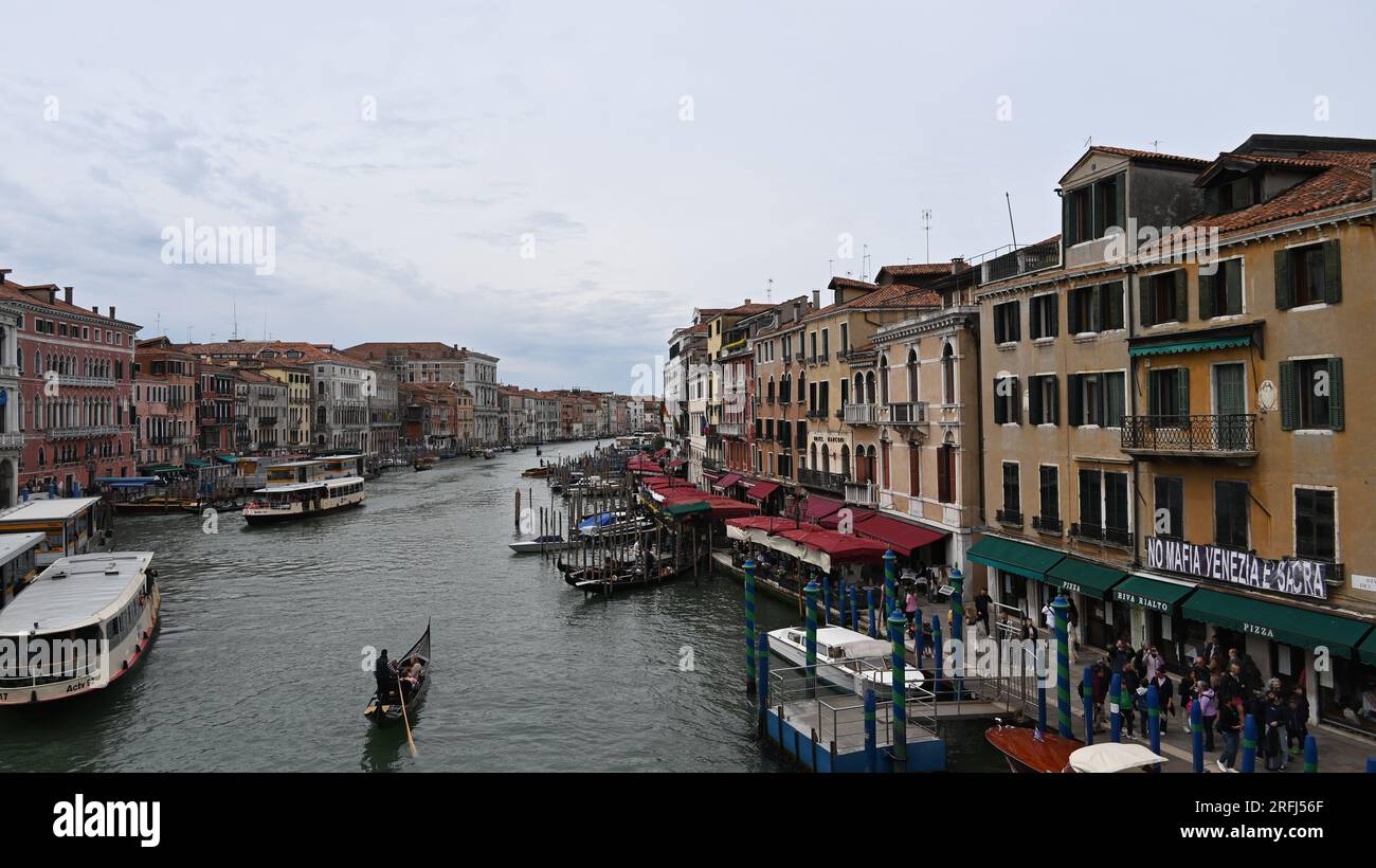 No Mafia Protest Venice Italy Stock Photo - Alamy
