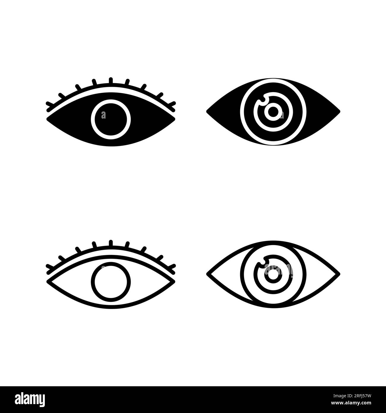 Eye icon. Look and Vision icon. Eye vector icon Stock Vector Image ...