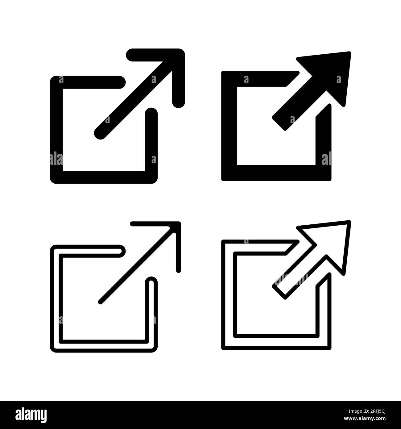 External Link Icon Vector