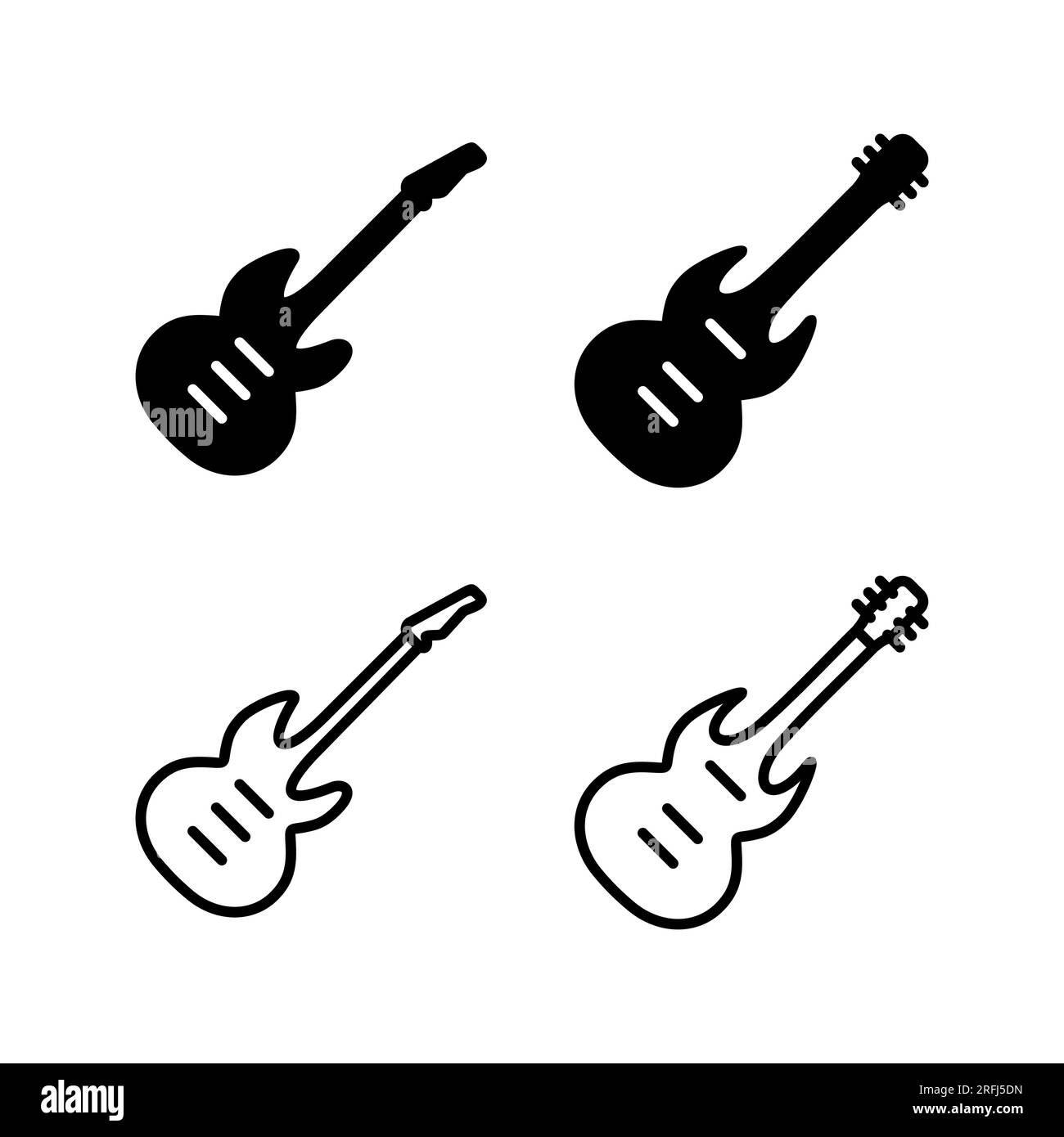 Guitar icon vector. musical instrument sign Stock Vector Image & Art ...