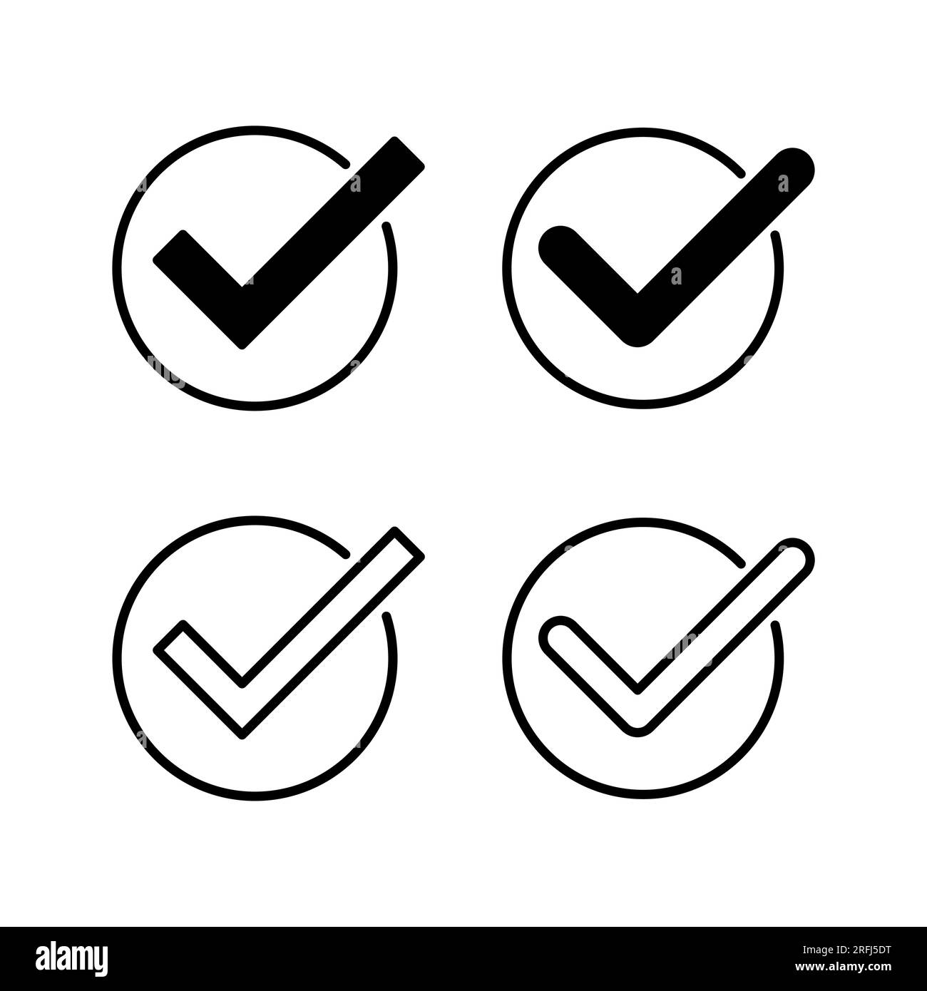 check icon vector. check mark icon. check list button icon Stock Vector ...