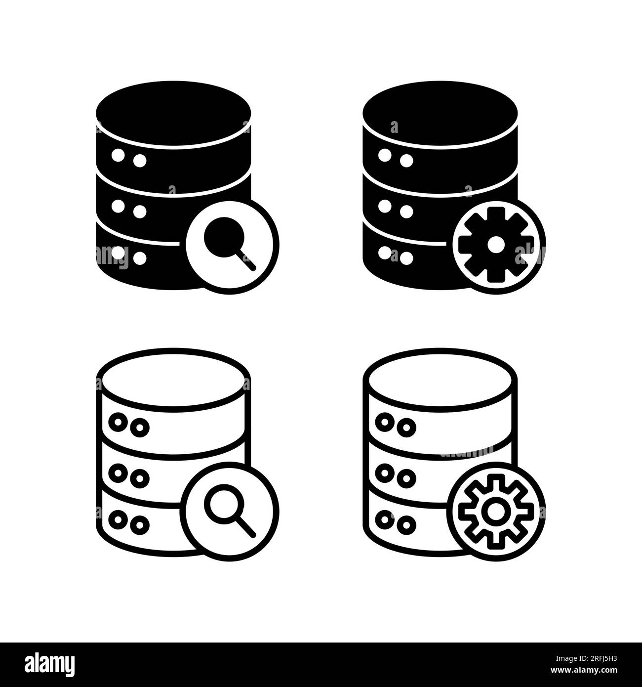 Database Icon Vector Server Icon Storage Stock Vector Image And Art Alamy