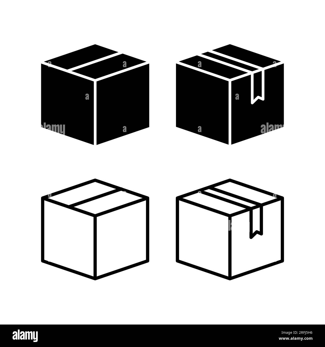 Box icon vector. Box sign. delivery package. parcel box Stock Vector ...