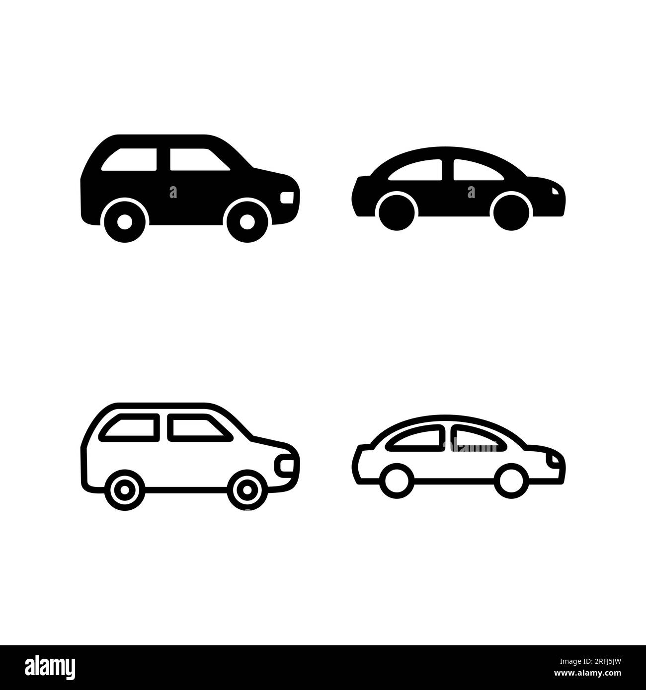Car icon vector. Car sign. sedan Stock Vector Image & Art - Alamy